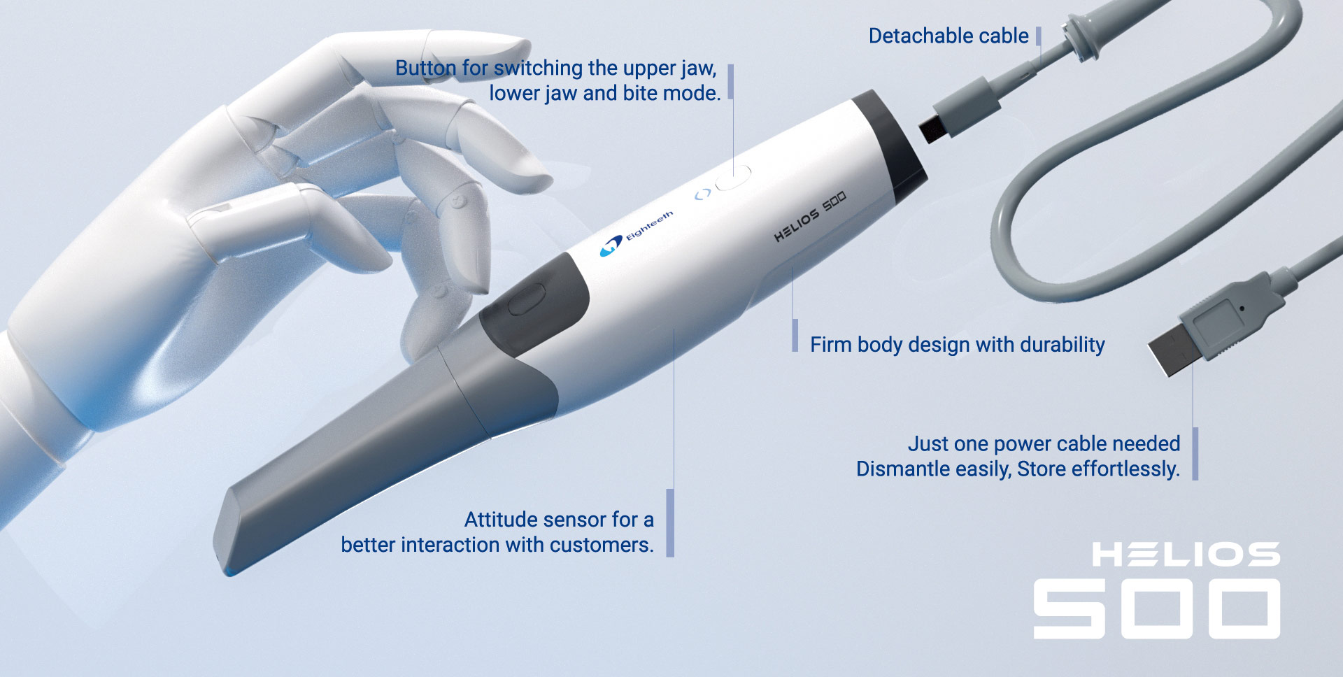 Helios 500 - Intraoral Scanner - Changzhou Sifary Medical Technology Co ...