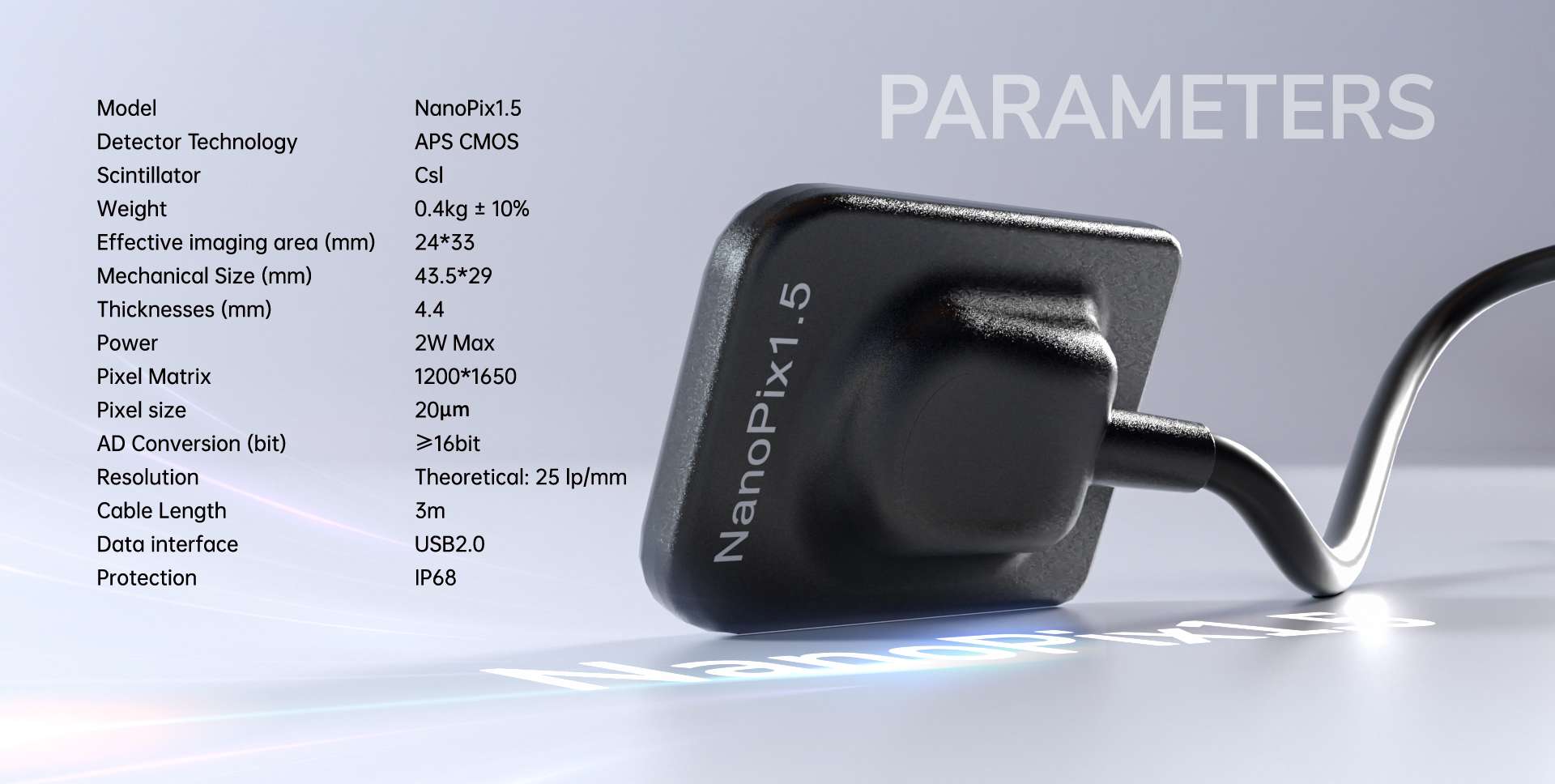 NanoPix 1.5 - Digital Sensor - Changzhou Sifary Medical Technology Co.,Ltd.
